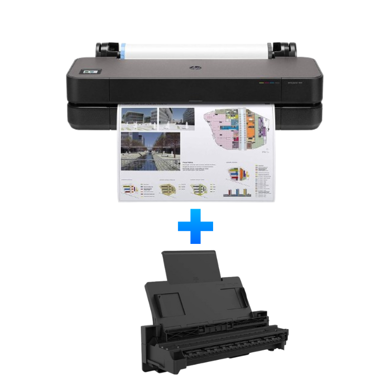 Plotter Hp Designjet T250 24" A1 Wifi + Alimentador de Folhas 5Hb06D ...